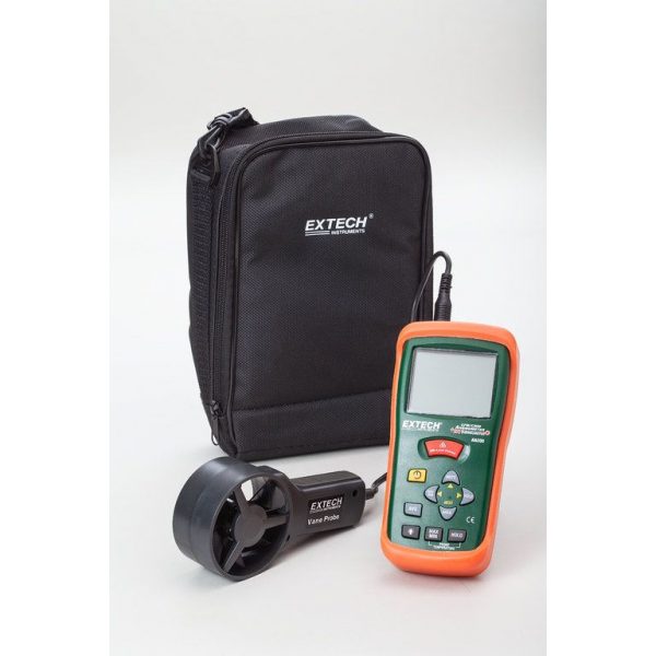 Mini Termo-Anemómetro CFM / CMM con Termómetro Infrarrojo incorporado ...