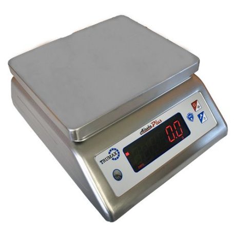 BALANZA SOLO PESO PARA AMBIENTE HUMEDO CON IP68 TRUMAX Ref.: ALAXKA PLUS RANGO: 3kg – 7,5kg ...