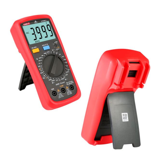 Multímetro Digital con alarma de sobre voltaje y sobre corriente y ...