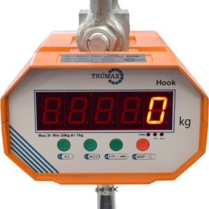 BASCULA TIPO GANCHO TRUMAX Ref.: HOOK RANGO 1.000kg – 3.000kg – 5.000kg y 10.000kg | Mb metrologia