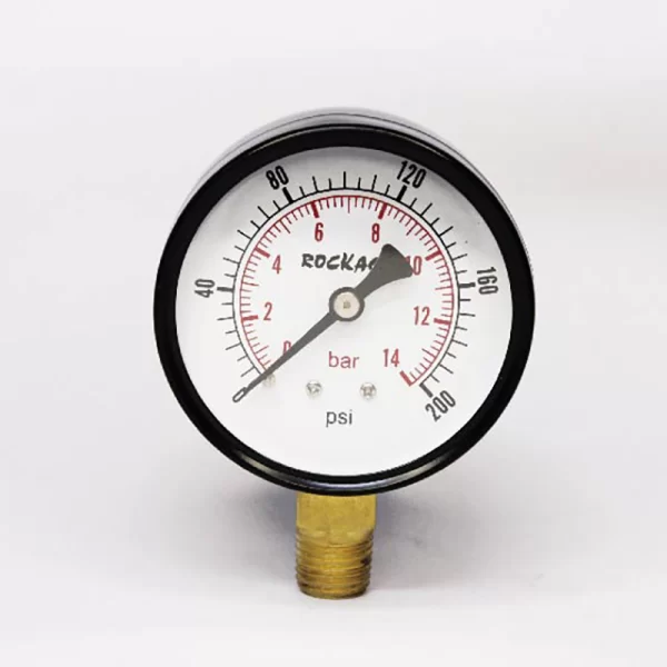 VACUÓMETRO ANÁLOGO VERTICAL TOTAL ACERO INOX Ref: 1320 Rango : DUAL ...